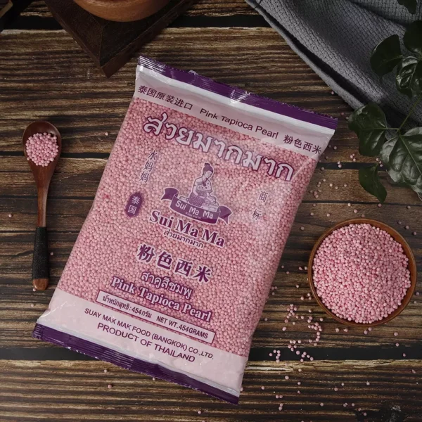 Sui Ma Ma, Petite Perle Rose de Tapioca (Manioc), 500 gr. – Kimchi Store