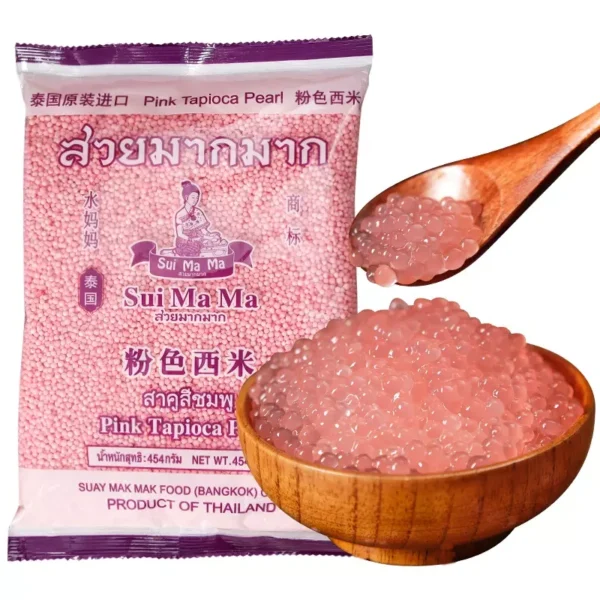 Sui Ma Ma, Petite Perle Rose de Tapioca (Manioc), 500 gr. – Kimchi Store